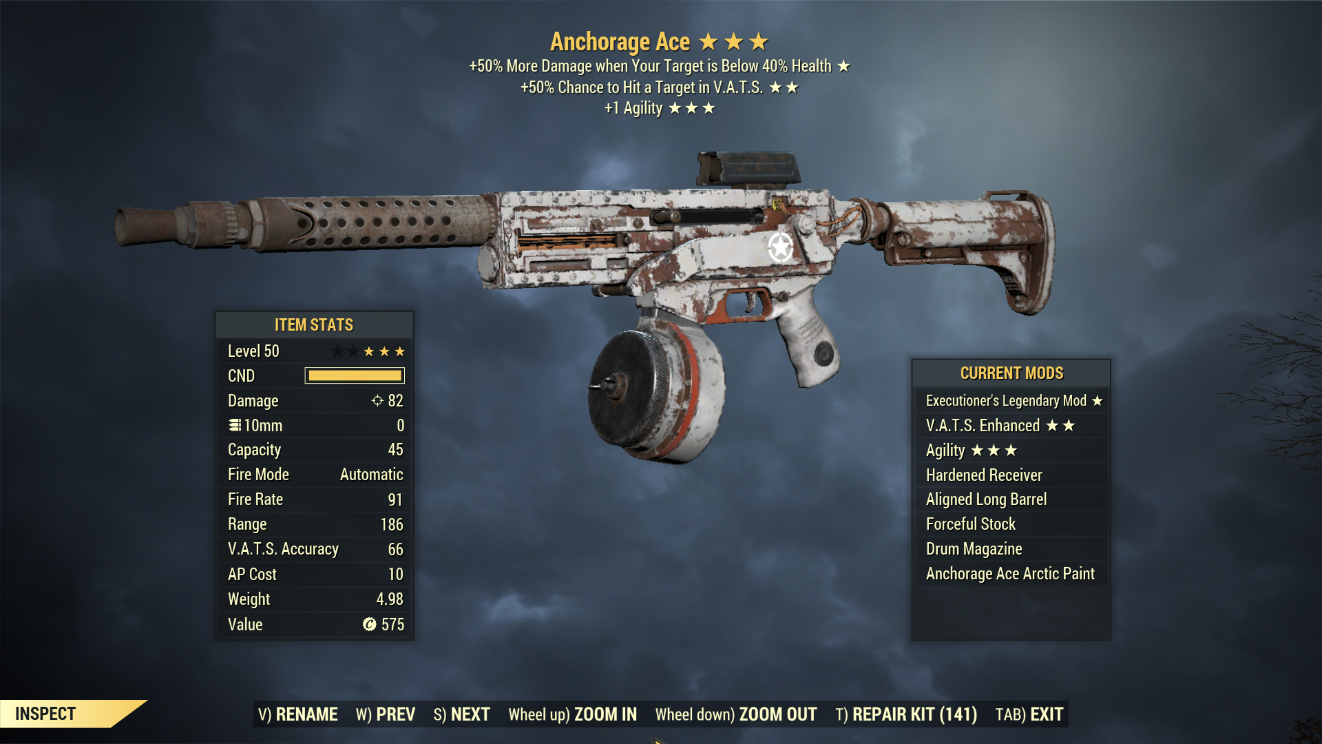 Buy Anchorage Ace Executioner's 10 in FALLOUT 76 Items - Offer #259675973