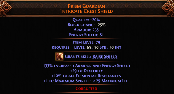 Buy 2 SOCKETED 20% QUALITY PRISM G in PATH OF EXILE 2 Items - Offer ...