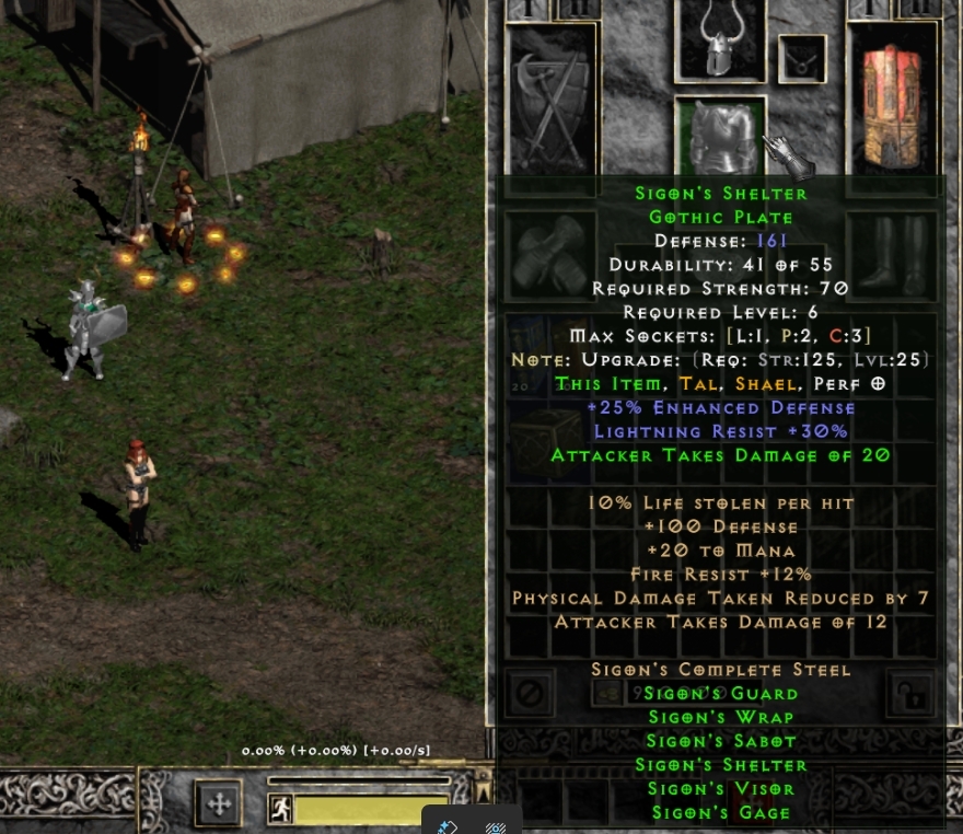 Buy Sigon Set Full Set - PD2 Seaso in PROJECT DIABLO 2 Items - Offer ...