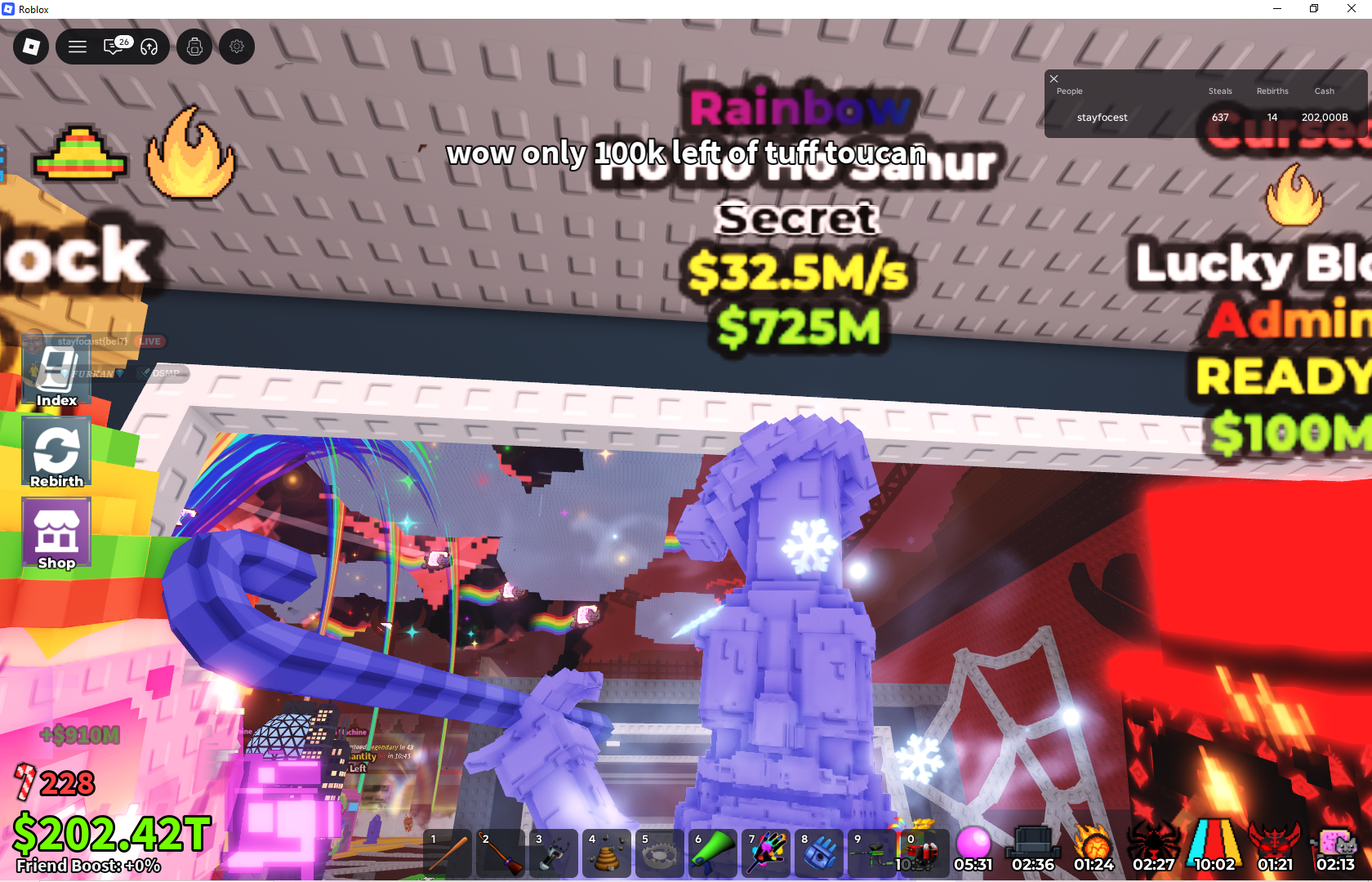Buy rainbow ho ho ho sahur 32.5m in STEAL A BRAINROT Items - Offer ...