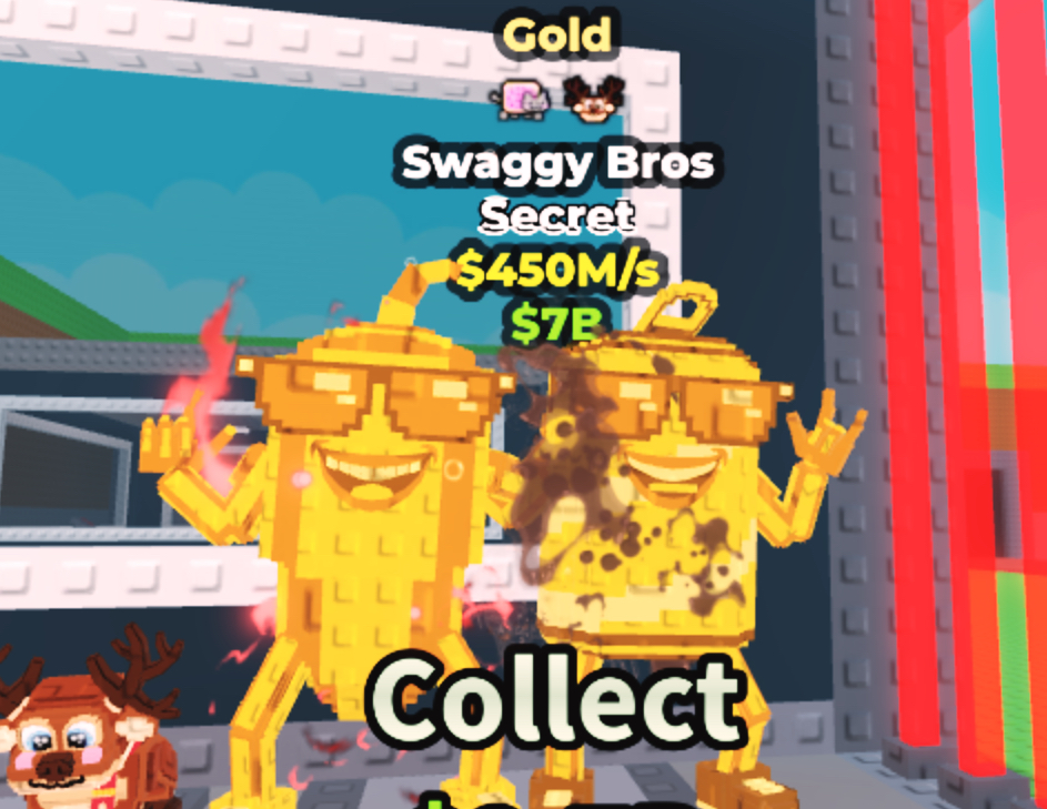 Buy Swaggy bros 450M/S in STEAL A BRAINROT Items - Offer #261225601