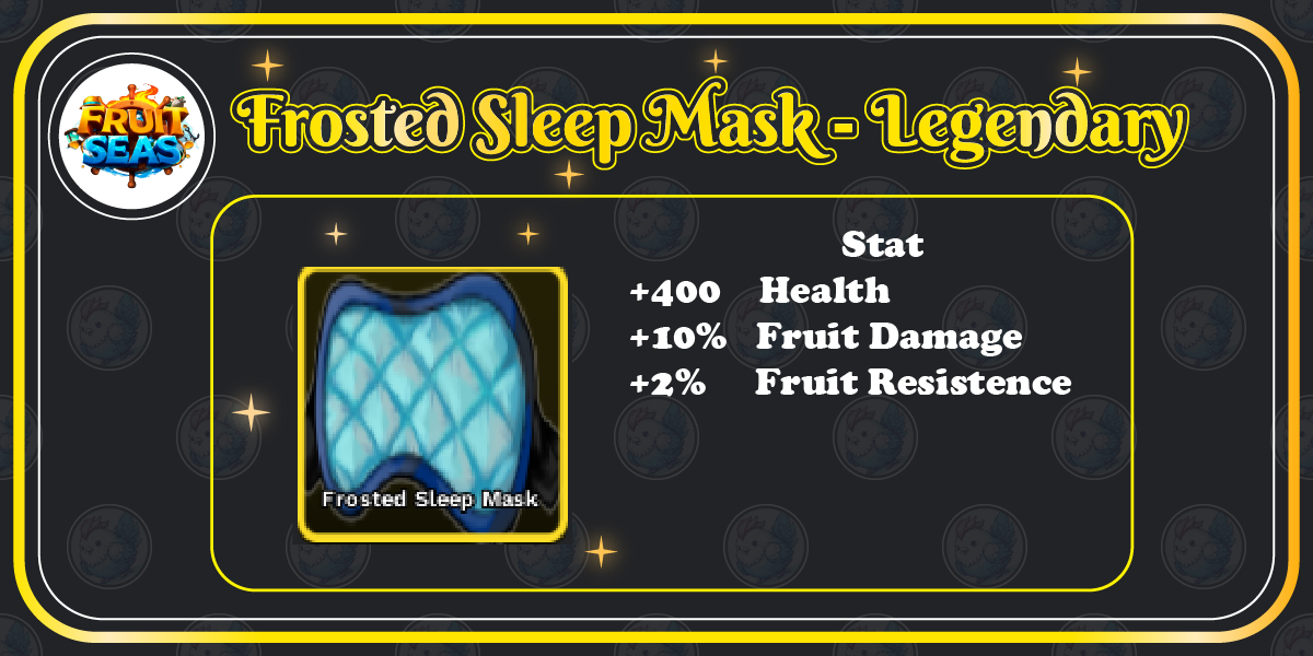 Buy Frosted Sleep Mask (Legendary- in ROBLOX Items - Offer #2419079338