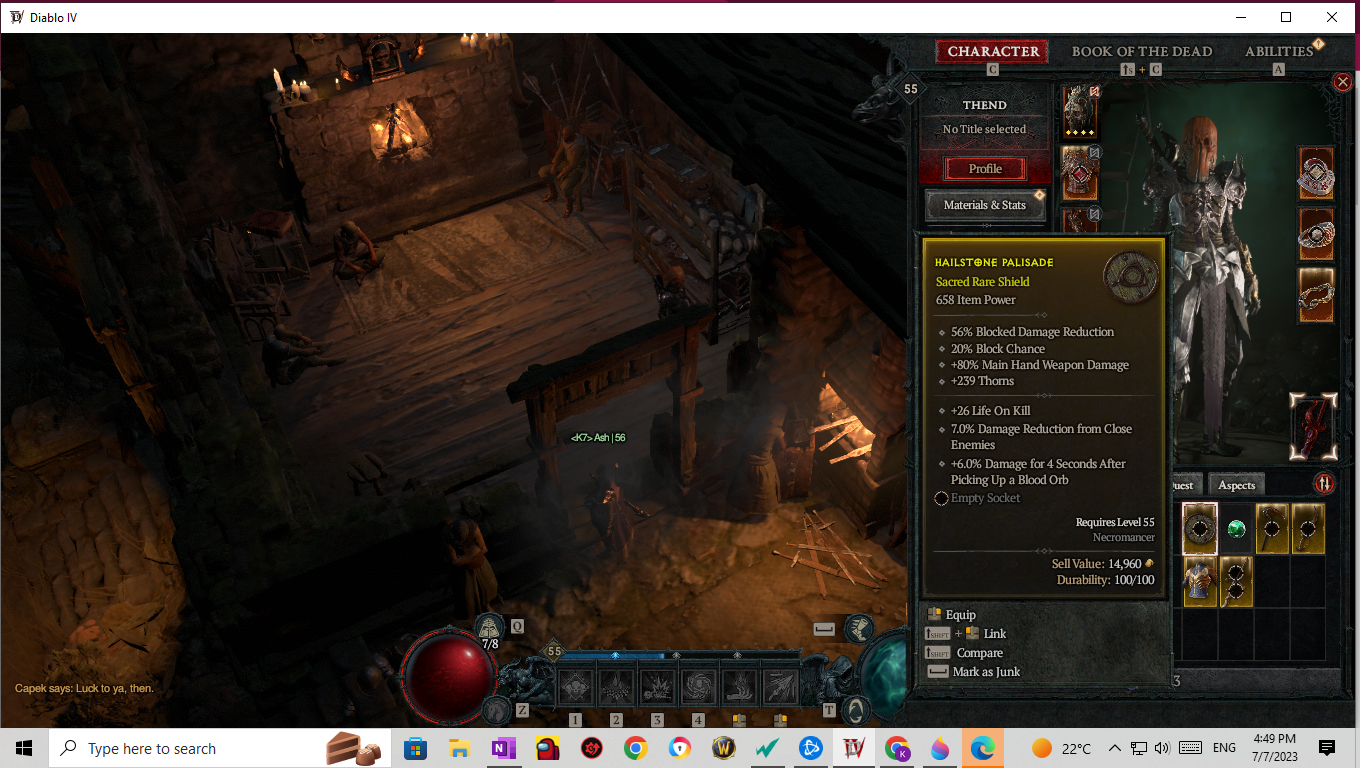 Buy Diablo 4 Sacred Shield in DIABLO 4 Items - Offer #2318846687