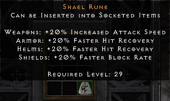 Buy Shael Rune - Non-ladder Hardco in DIABLO 2 RESURRECTED Runes ...
