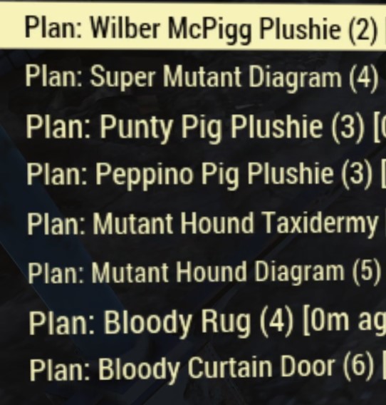 Buy Grahm's Meat-Cook plan bundle, in FALLOUT 76 Items - Offer #253277891
