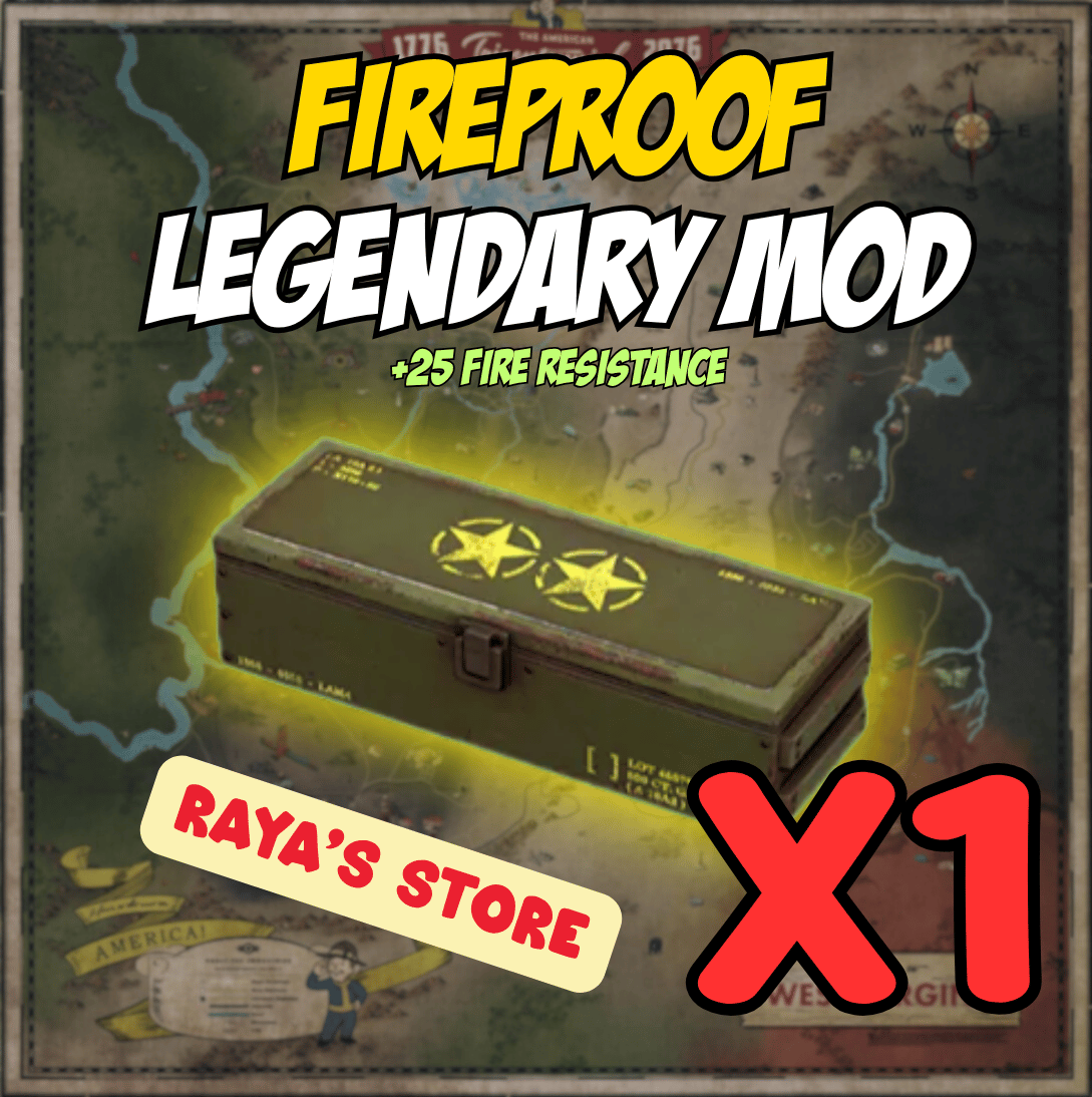 Buy Fireproof Legendary mod | Fire in FALLOUT 76 Items - Offer #2531477912