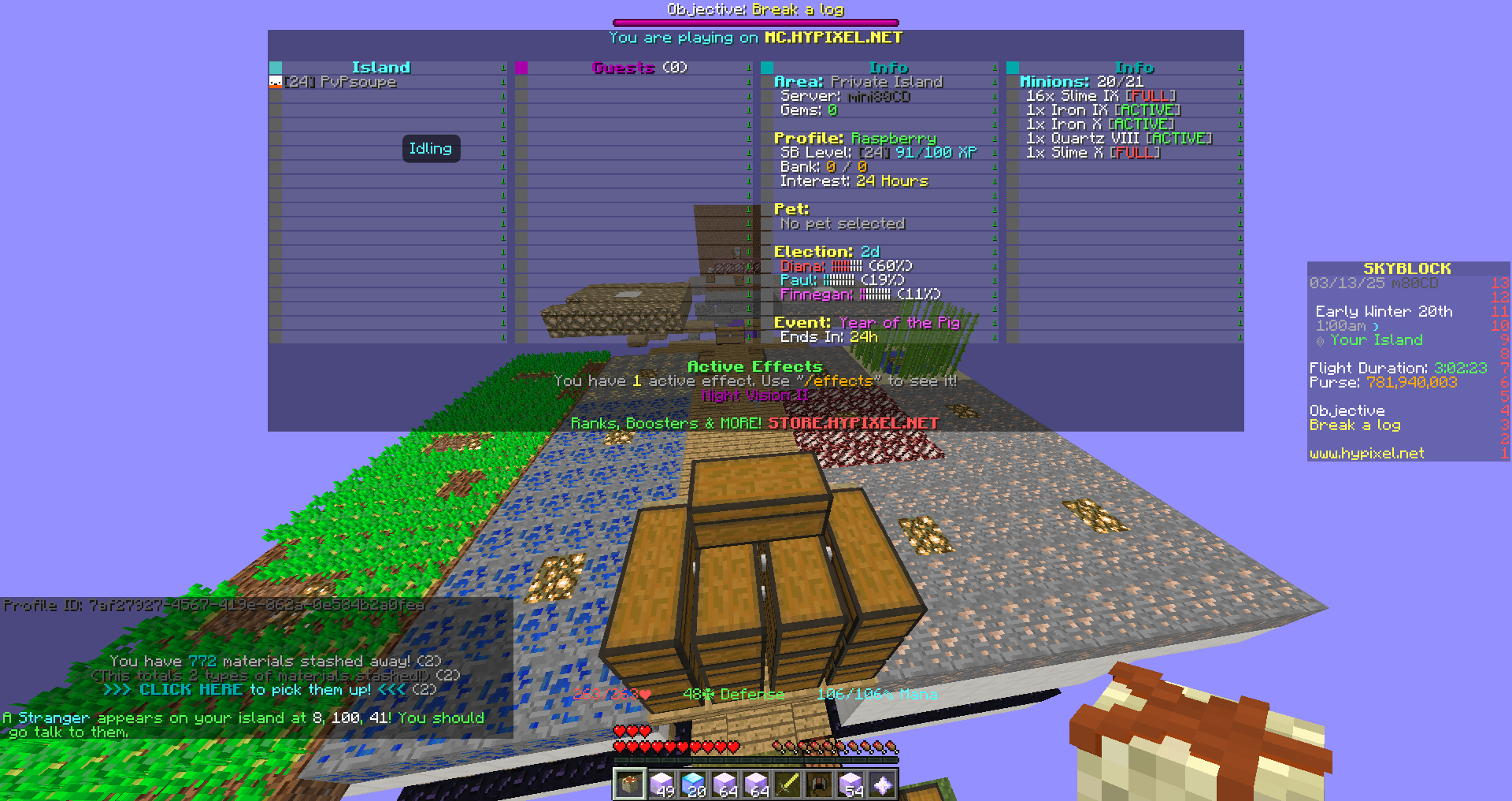 Buy ⚡ HYPIXEL SKYBLOCK ISLAND / in MINECRAFT: HYPIXEL Profiles - Offer ...