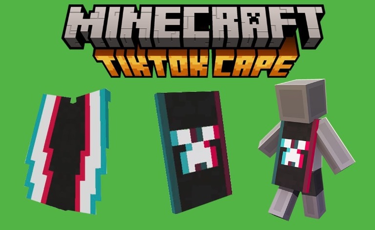 Buy Minecraft | Tiktok Cape [Java+ in MINECRAFT: HYPIXEL Items - Offer ...