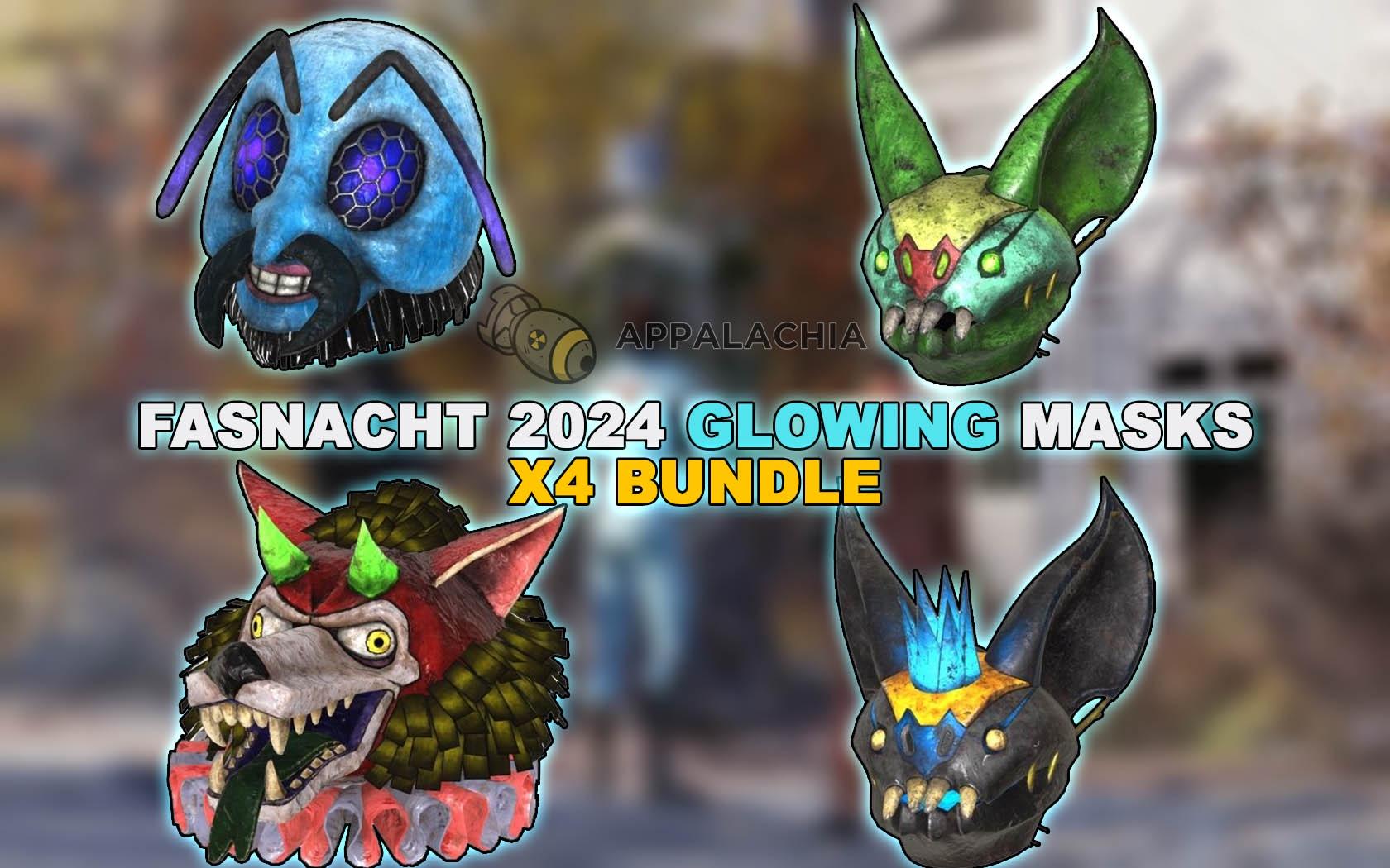 Buy All NEW x4 RARE glowing masks in FALLOUT 76 Items - Offer #2420137390