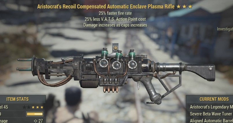Buy Aristocrat's Enclave Plasma Ri in FALLOUT 76 Items - Offer #2510843828