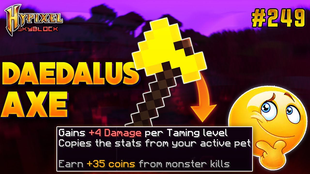 Buy DAEDALUS AXE MYTHIC AND MAX in MINECRAFT: HYPIXEL Items - Offer #2426236269