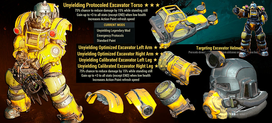 Buy Unyielding Sentinel Excavator in FALLOUT 76 Items - Offer #2525032014