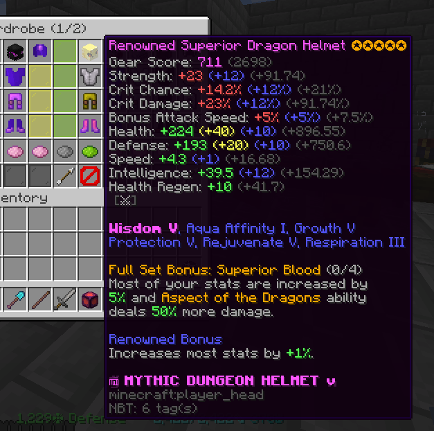 Buy Maxed out 5 star superior armo in MINECRAFT: HYPIXEL Items - Offer ...