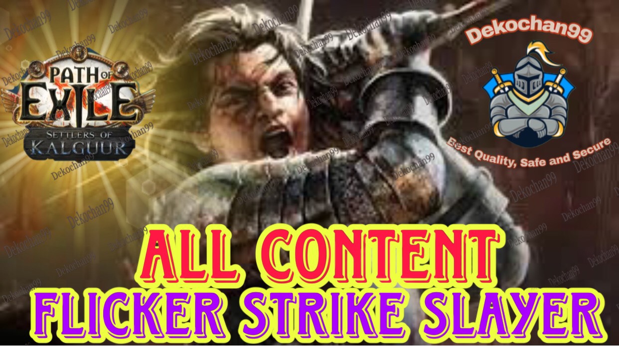 Buy Build Flicker Strike Slayer in PATH OF EXILE Builds - Offer #2427516712
