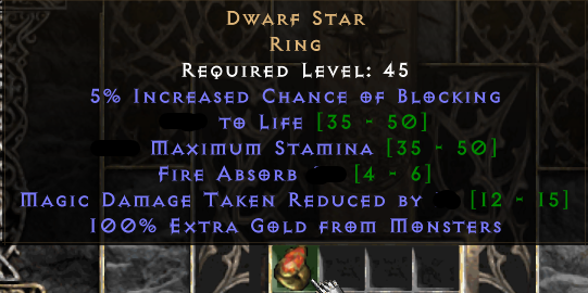 Buy Dwarf Star Ring - PD2 Season 1 in PROJECT DIABLO 2 Items - Offer ...