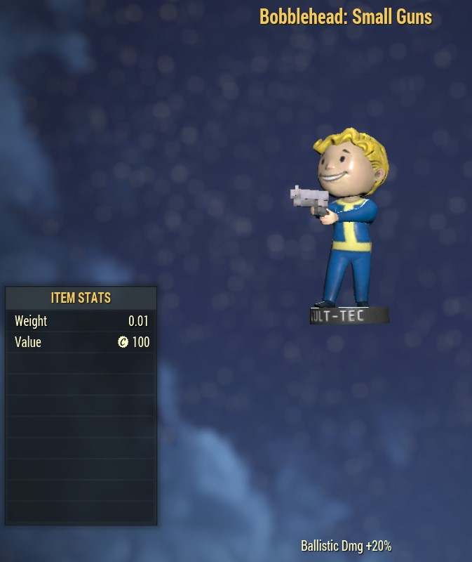 Buy x1000 Bobblehead Small Guns (+ in FALLOUT 76 Items - Offer #2526149125
