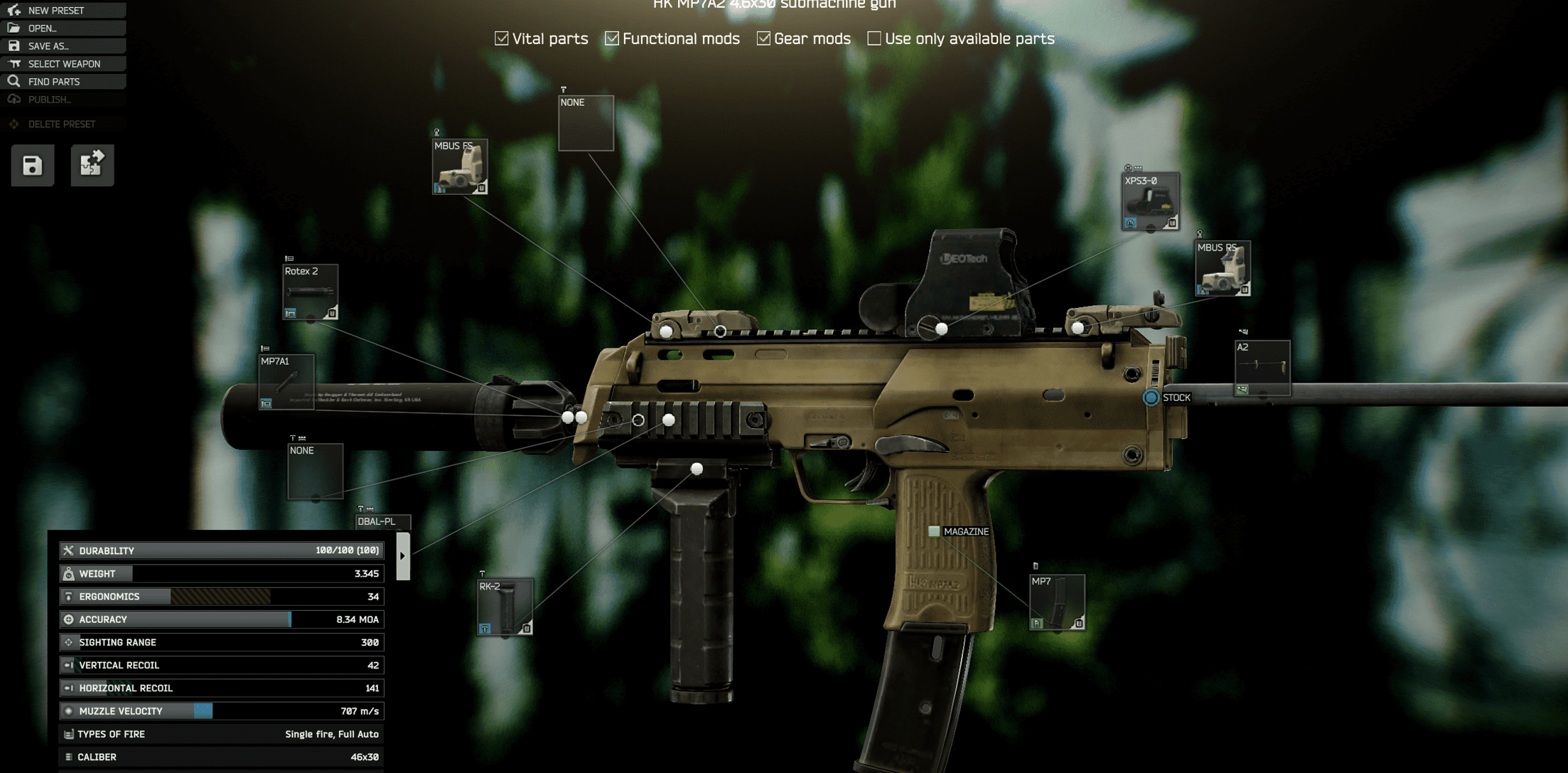 Buy META HK MP7A2 in ESCAPE FROM TARKOV Items - Offer #23877211