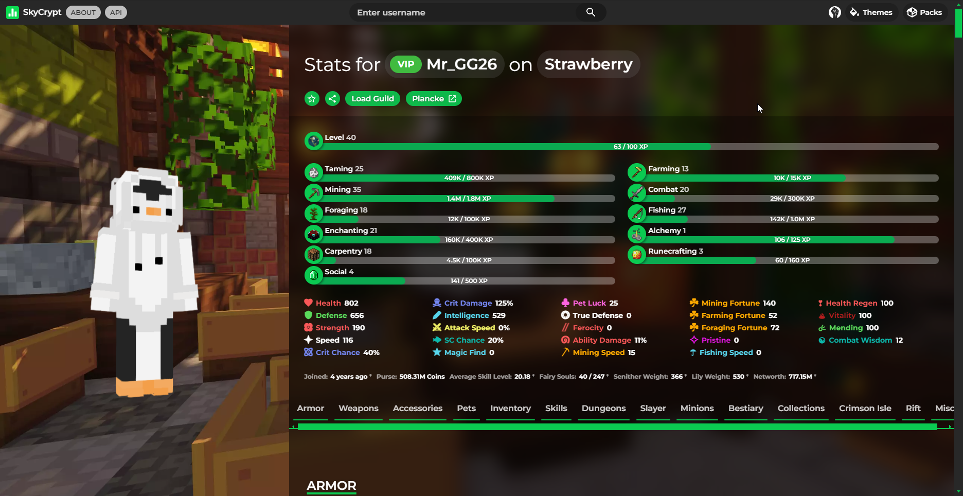 Buy ⭐VIP RANK | 720M NETWORTH | in MINECRAFT: HYPIXEL Accounts - Offer ...