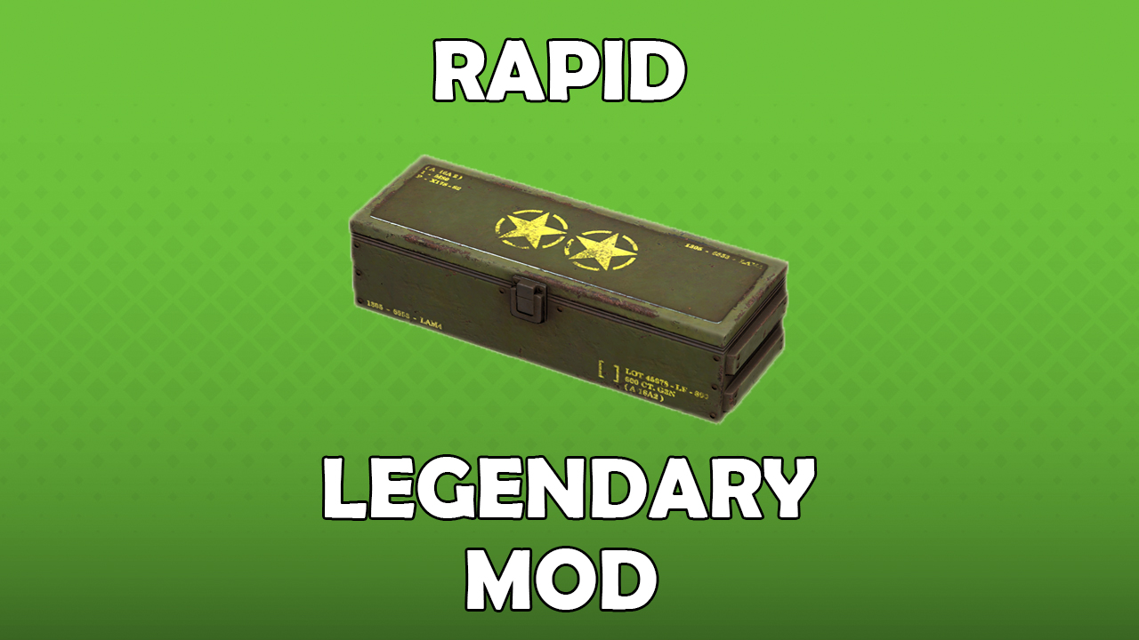 Buy [XBOX] Rapid Legendary Mod (Ra in FALLOUT 76 Items - Offer #2515955131