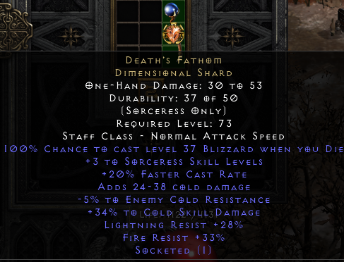 Buy ALMOST PERFECT DEATH'S FATH in DIABLO 2 RESURRECTED Items - Offer ...