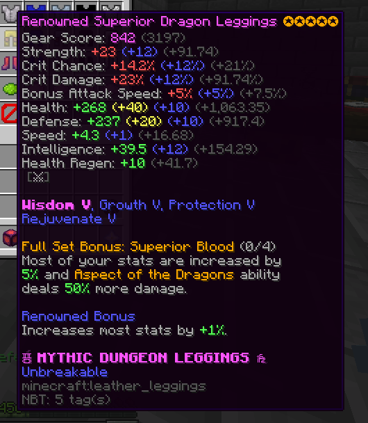 Buy Maxed out 5 star superior armo in MINECRAFT: HYPIXEL Items - Offer ...