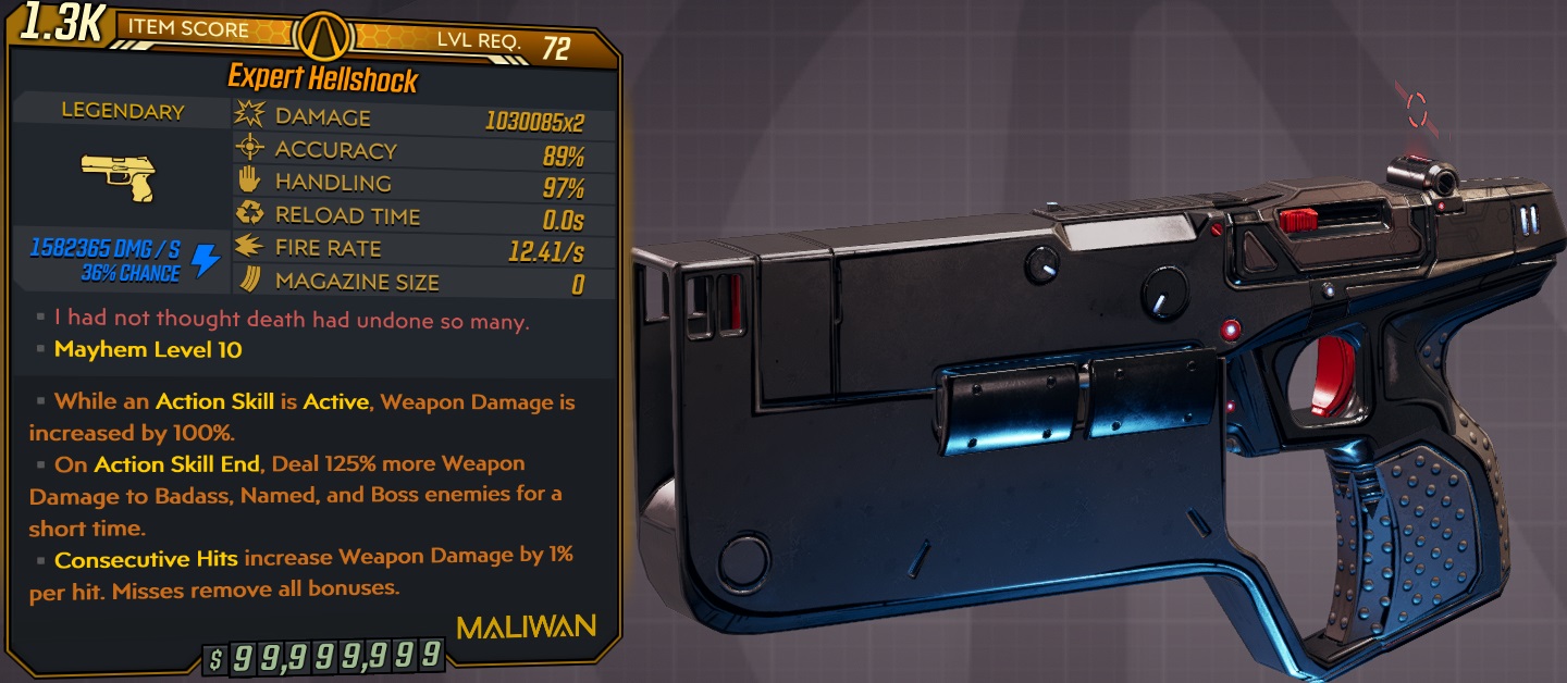 Buy ⭐[PC/XB/PS] M10/L72 - HELLSH in BORDERLANDS 3 Items - Offer #234219891