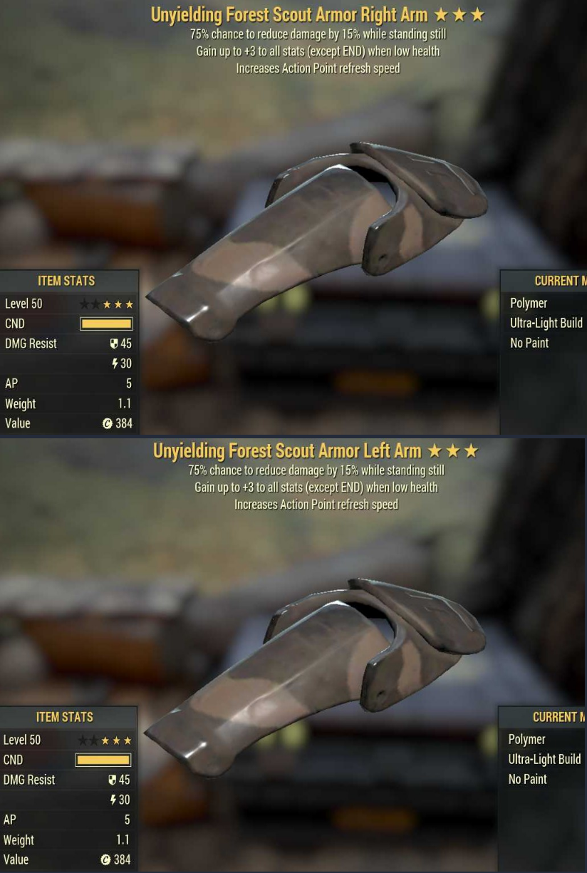 Buy Unyielding Sentinel Forest Sco in FALLOUT 76 Items - Offer #2526039608