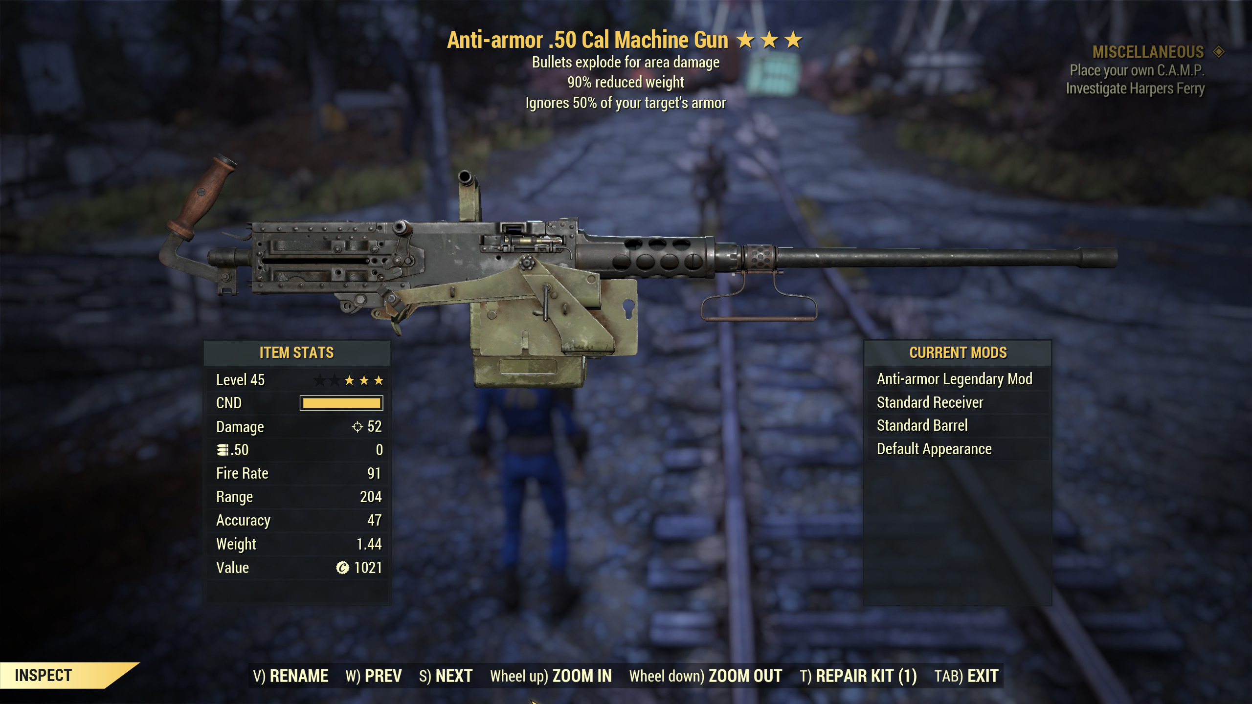 Buy Anti-armor Explosive 50 Cal Ma in FALLOUT 76 Items - Offer #2526026742