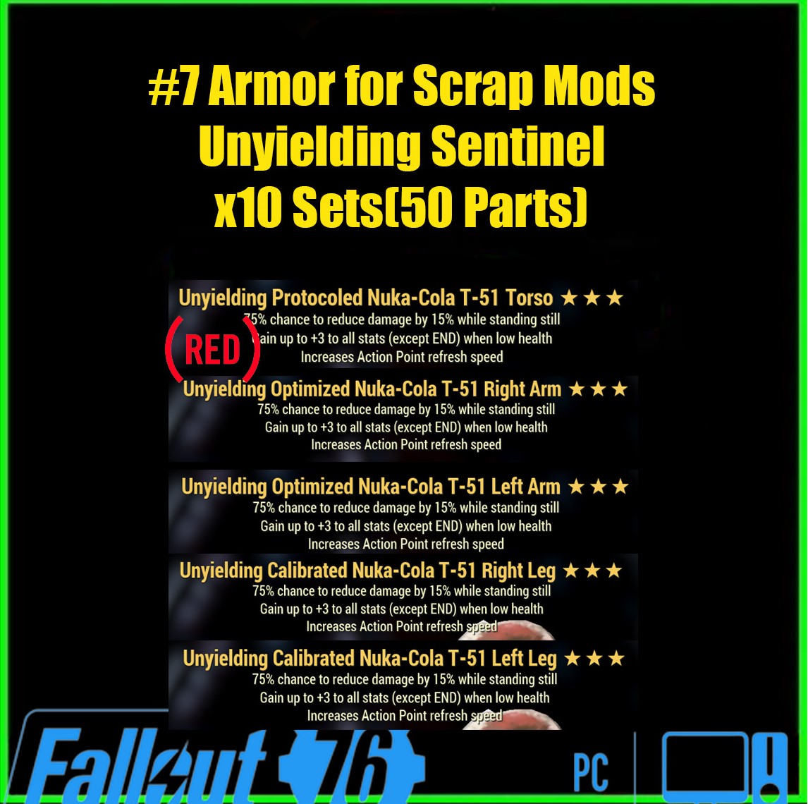 Buy [Bundle #7][Power Armor for Sc in FALLOUT 76 Items - Offer #256672184