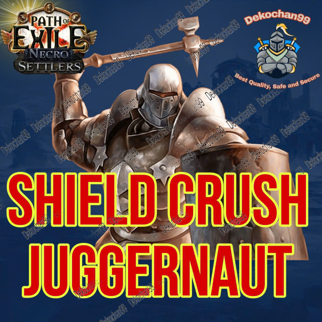 Buy Build Shield Crush Juggern in PATH OF EXILE Builds - Offer #2432022400