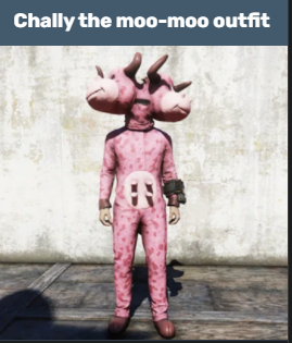 Buy Chally the Moo-Moo Outfit [app in FALLOUT 76 Items - Offer #2435268165