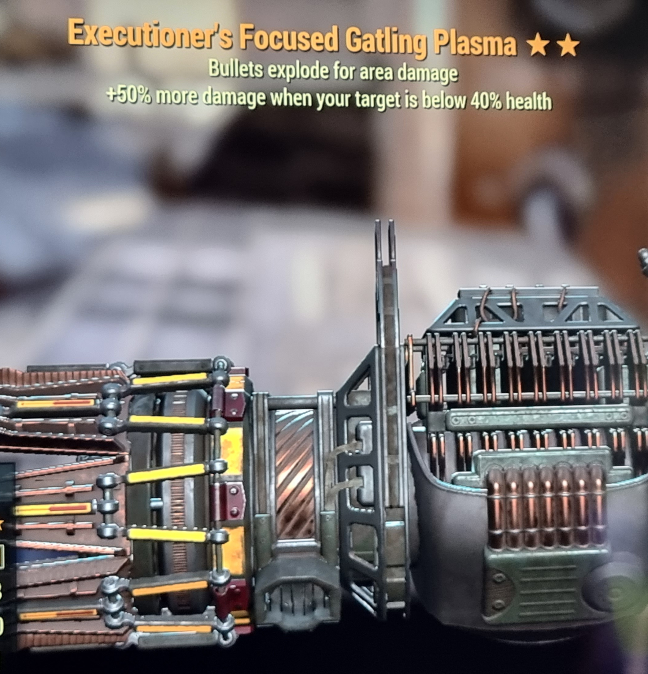 Buy Executioners Explosive Gatling In Fallout 76 Items Offer 23859300