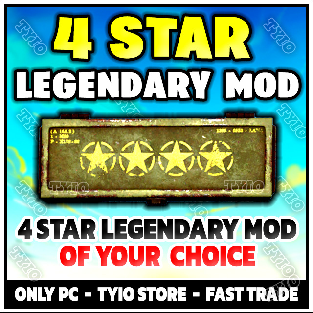 Buy ANY 4 LEGENDARY MODS [for choo in FALLOUT 76 Items - Offer #25652625