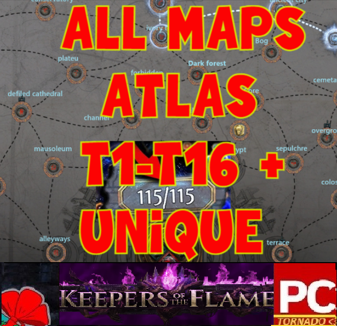 Buy ☯️ ALL MAPS (ATLAS) T1-T1 in PATH OF EXILE Items - Offer #2531036335