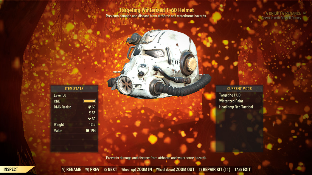 Buy Unyielding Sentinel Winterized in FALLOUT 76 Items - Offer #2436435785