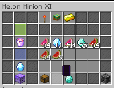 Buy Melon Minion T11 Setup (Includ in MINECRAFT: HYPIXEL Items - Offer #2411632934