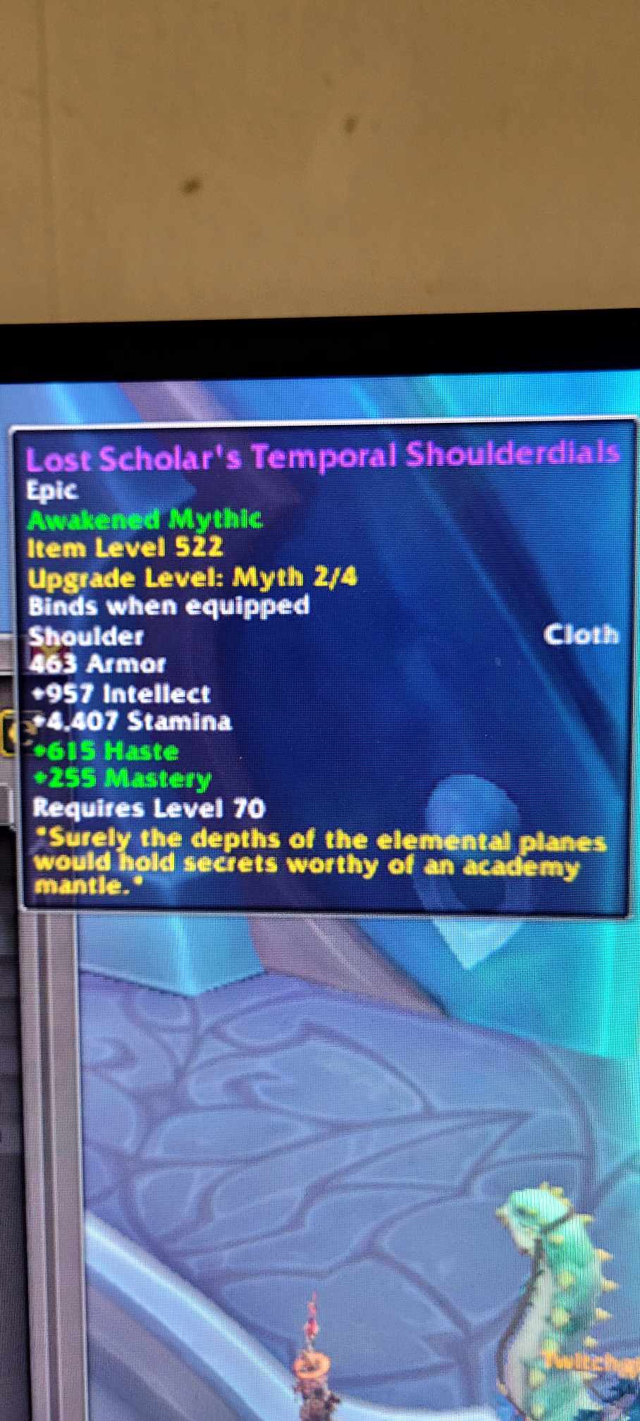 Buy Lost Scholar's Temporal Should in WOW EU Items - Offer #2419657710