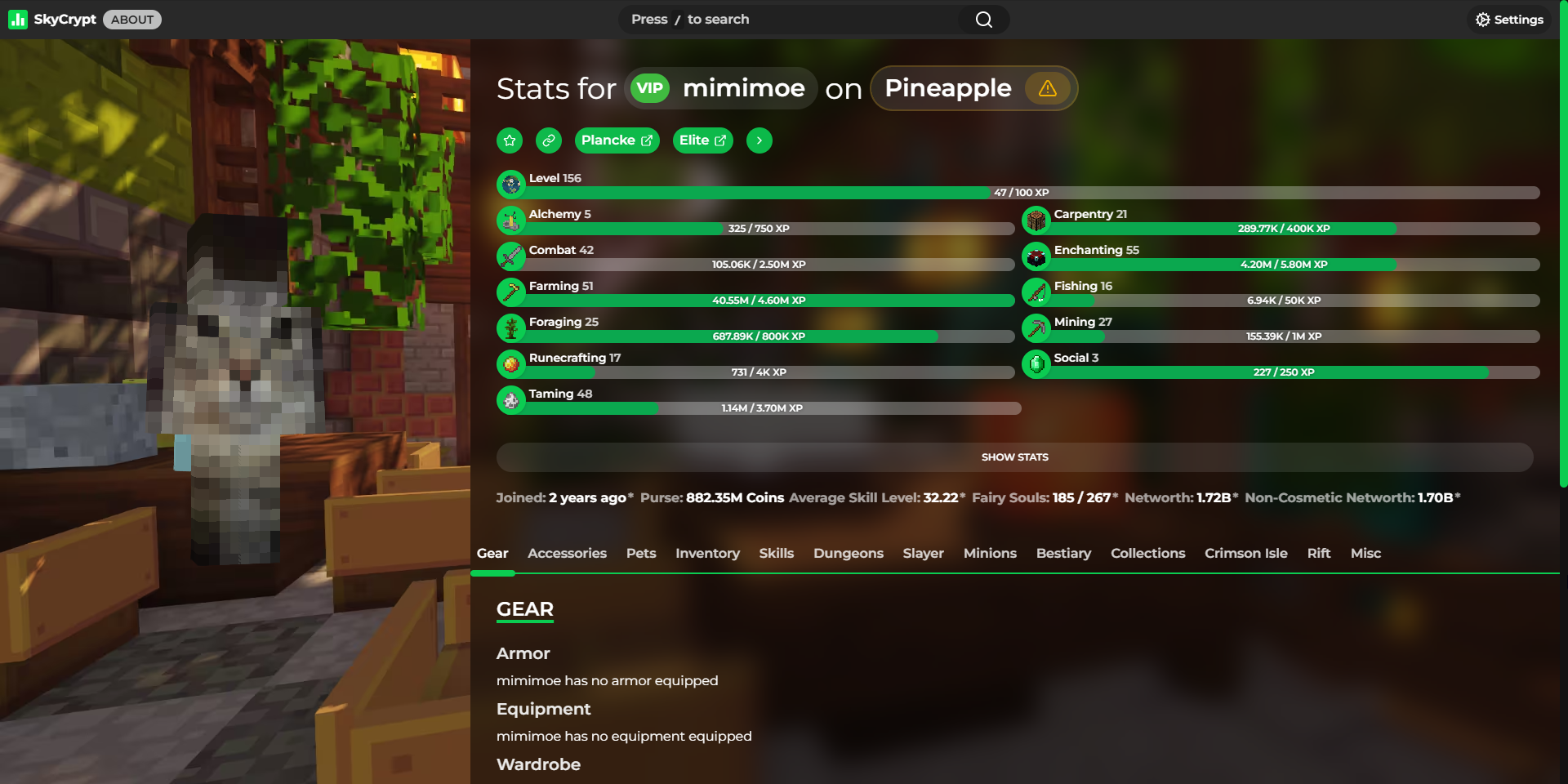 Buy ⚡ VIP RANK | NETWORTH 1.70B in MINECRAFT: HYPIXEL Accounts - Offer ...