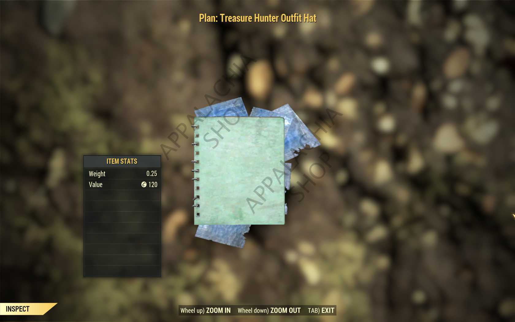Buy Plan Treasure Hunter Outfit Ha in FALLOUT 76 Items - Offer #2327846457