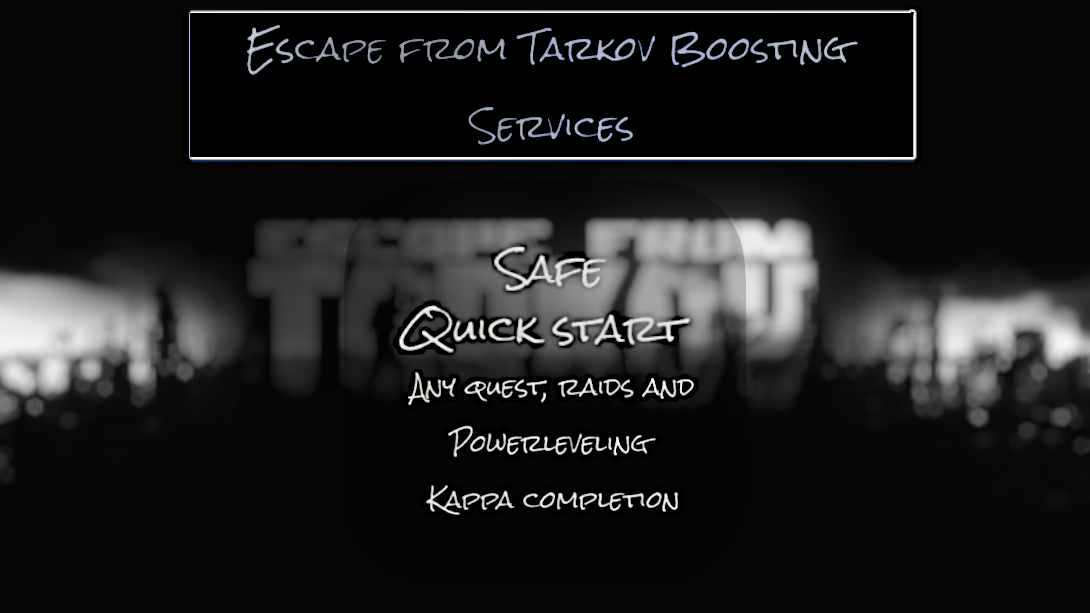 Buy ⚡️RELEASE⚡ RAID ON CUST in ESCAPE FROM TARKOV Power Leveling ...