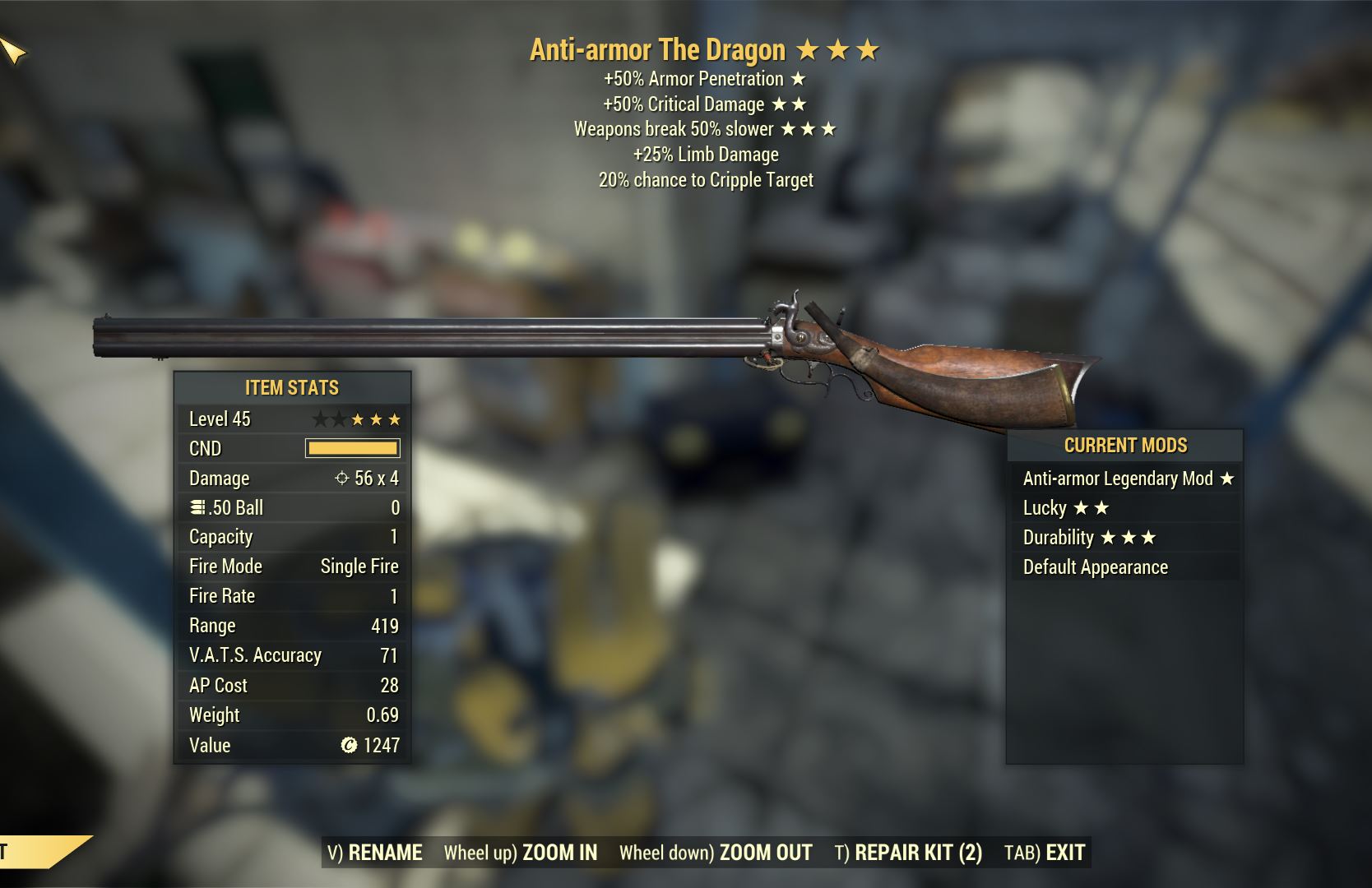 Buy Anti-Armor The Dragon (anti-ar in FALLOUT 76 Items - Offer #2327758270