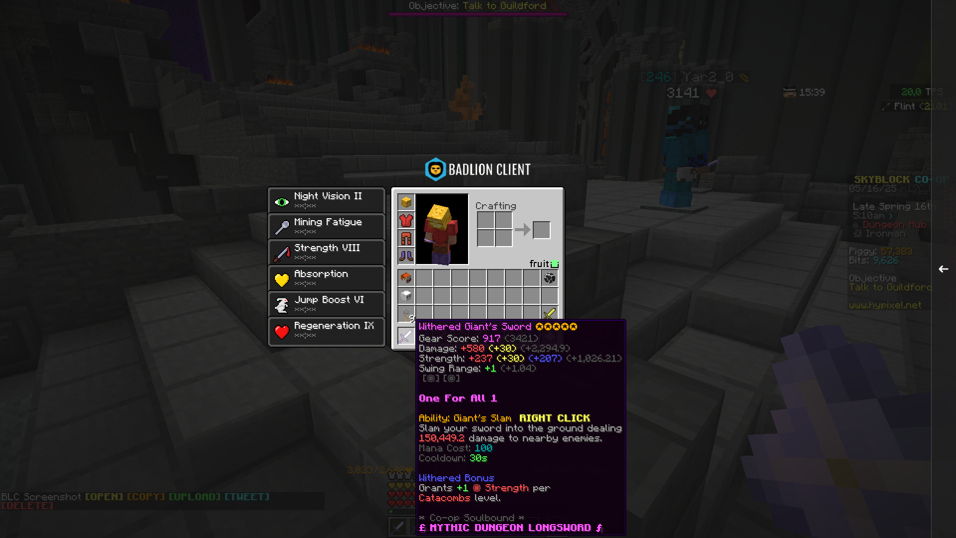 Buy ULTRA RARE IRONMAN PROFILE in MINECRAFT: HYPIXEL Profiles - Offer ...