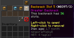 Buy Greater backpacks! (36 slots, in MINECRAFT: HYPIXEL Items - Offer ...