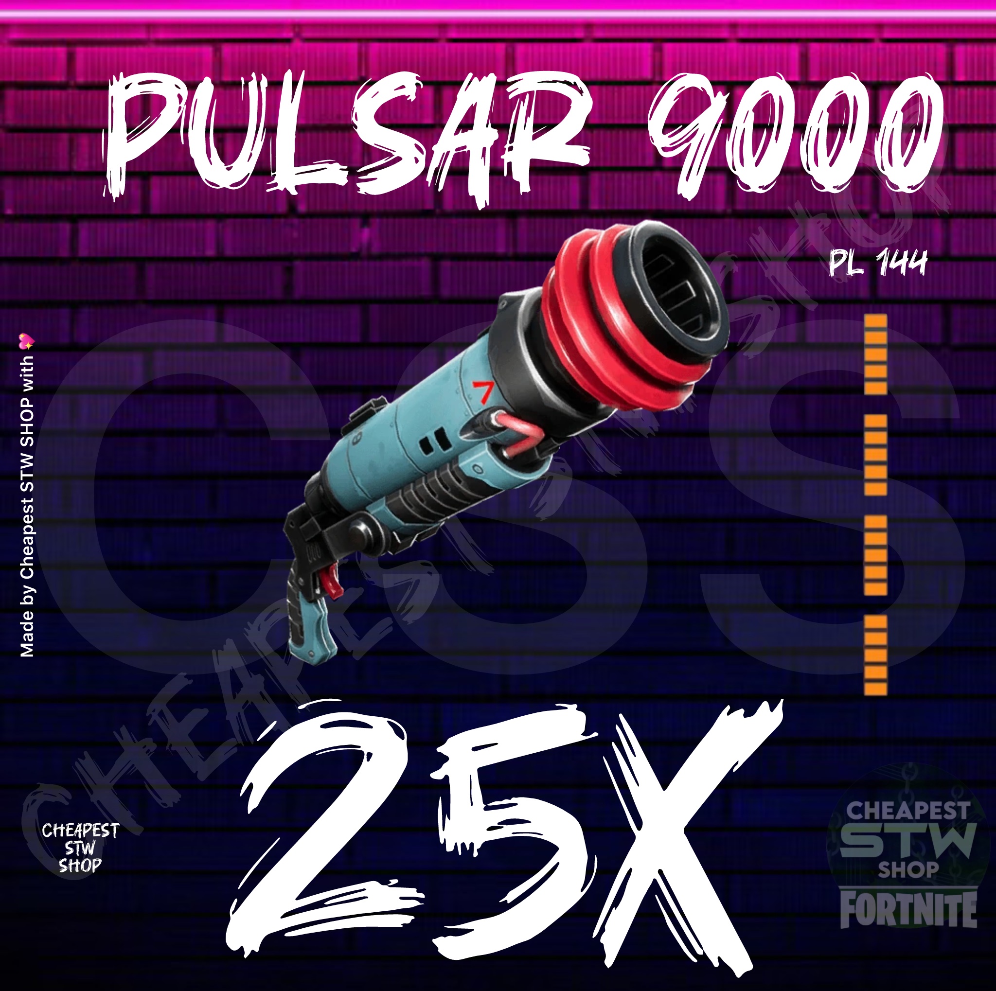 Buy Pulsar 9000 25x PL 144 [ Deli in FORTNITE Items - Offer #2517865925