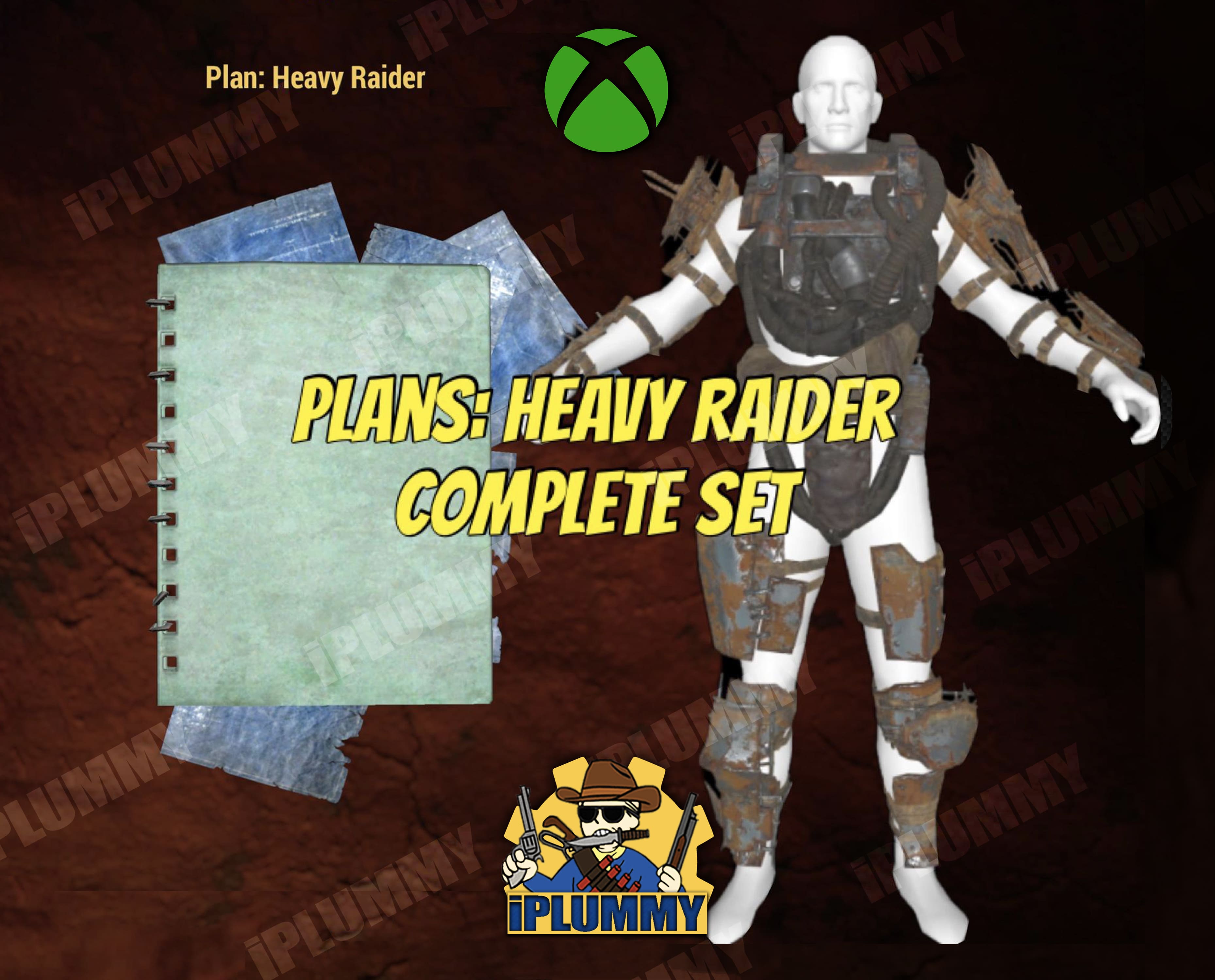 Buy [Xbox] Plan: Heavy Raider Armo in FALLOUT 76 Items - Offer #259729776