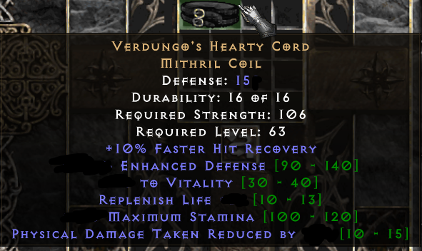 Buy Verdungo's Belt 10% Increased in PROJECT DIABLO 2 Items - Offer ...