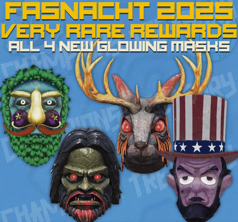 Buy All 4 new Fasnacht Glowing mas in FALLOUT 76 Items - Offer #258562073